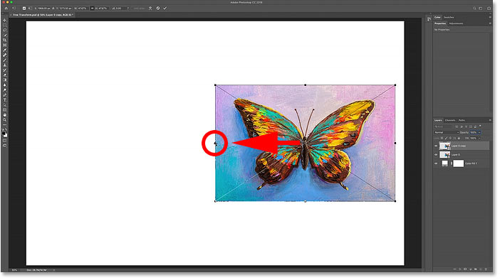 Free Transform in Photoshop CC 2019 - Complete Guide
