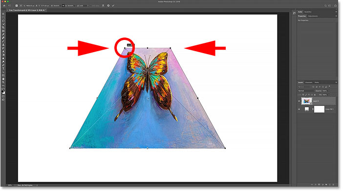 Free Transform in Photoshop CC 2019 - Complete Guide