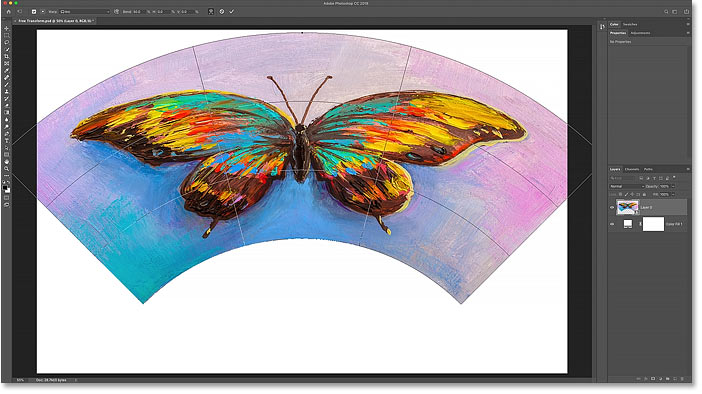 Free Transform in Photoshop CC 2019 - Complete Guide