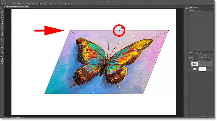 Free Transform in Photoshop CC 2019 - Complete Guide