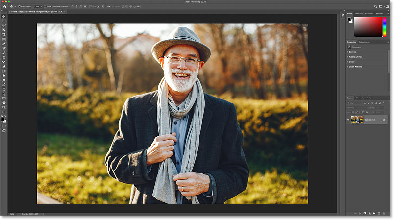 Select Subject Vs Remove Background In Photoshop