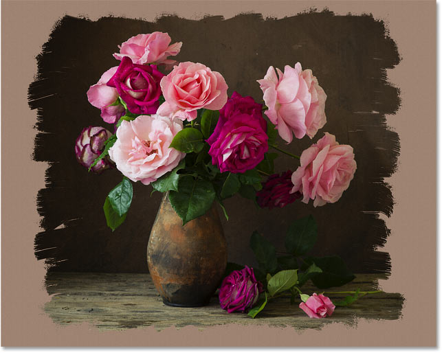 Create A Painted Edges Photo Border In Photoshop